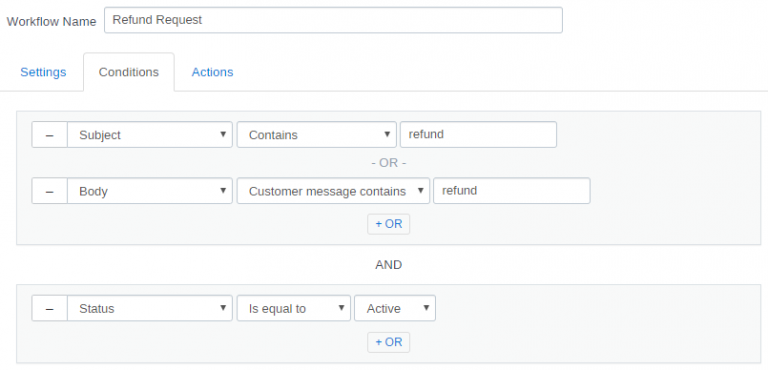 Workflows Module – FreeScout