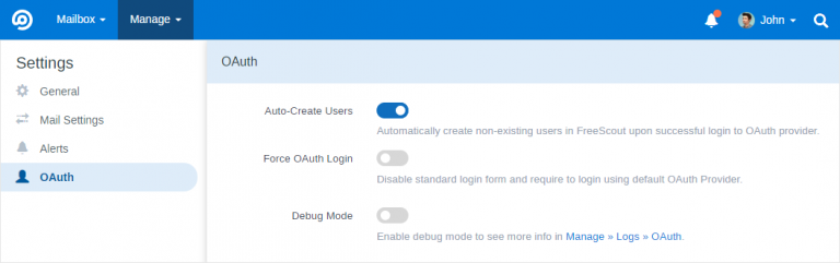 OAuth & Social Login Module – FreeScout